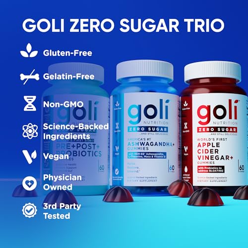 Goli apple cider vinegar gummies with probiotics