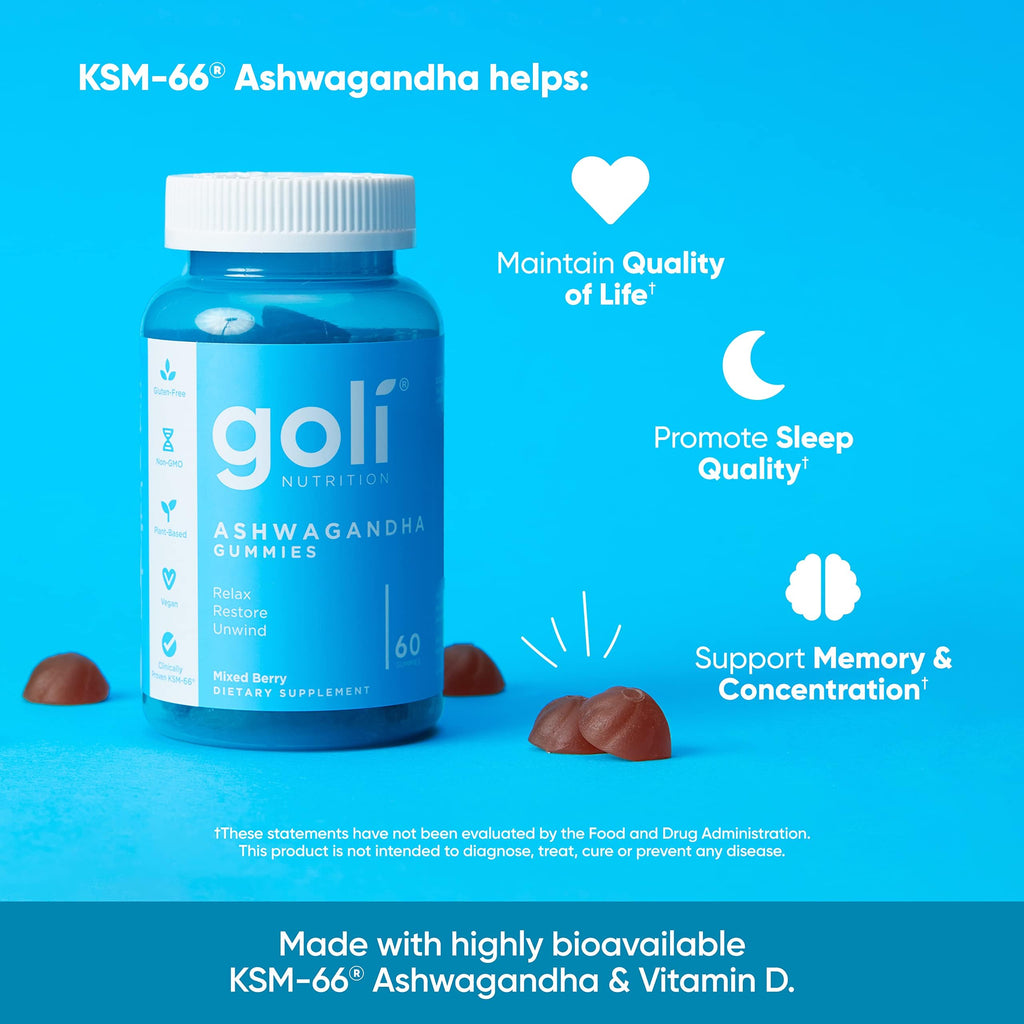 Goli ashwagandha for mood support