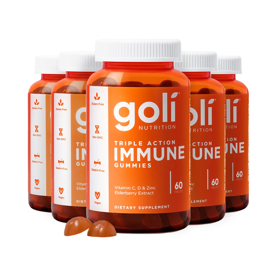 Goli immune gummies with elderberry