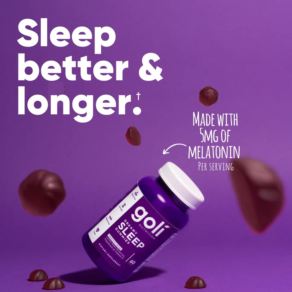 Goli melatonin for improved sleep quality