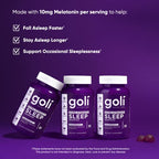 Goli melatonin for improved sleep quality