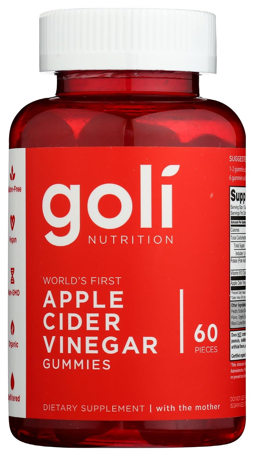 Goli Nutrition apple cider vinegar gummies