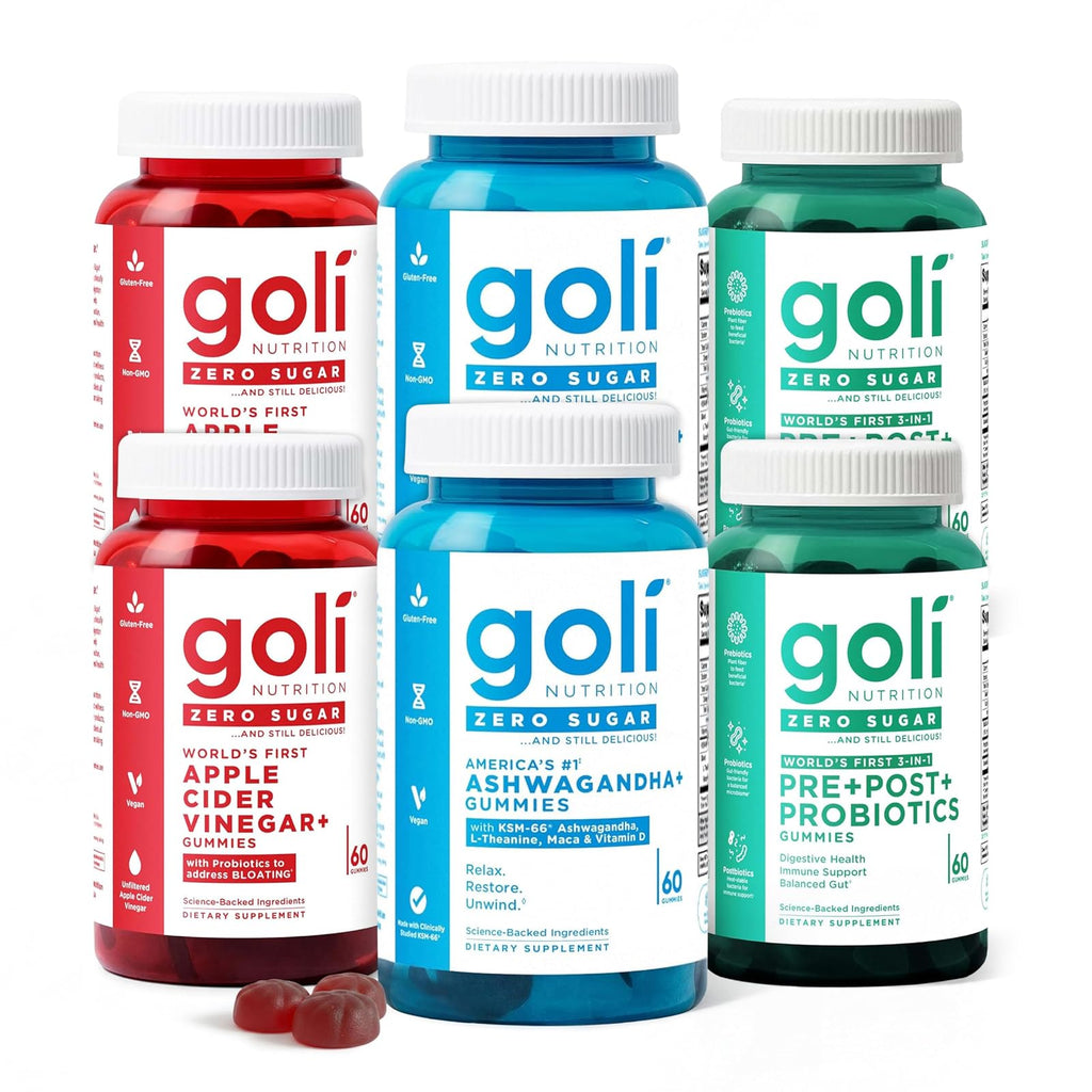Goli probiotic gummies with B12