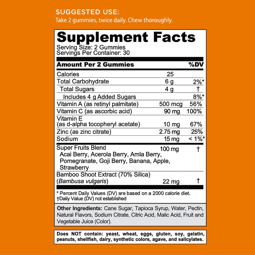 Goli Superfruits multivitamin for seniors