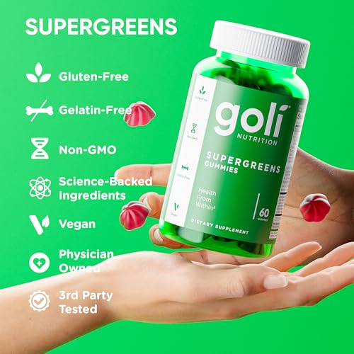 Goli SuperGreen gummies for overall wellness