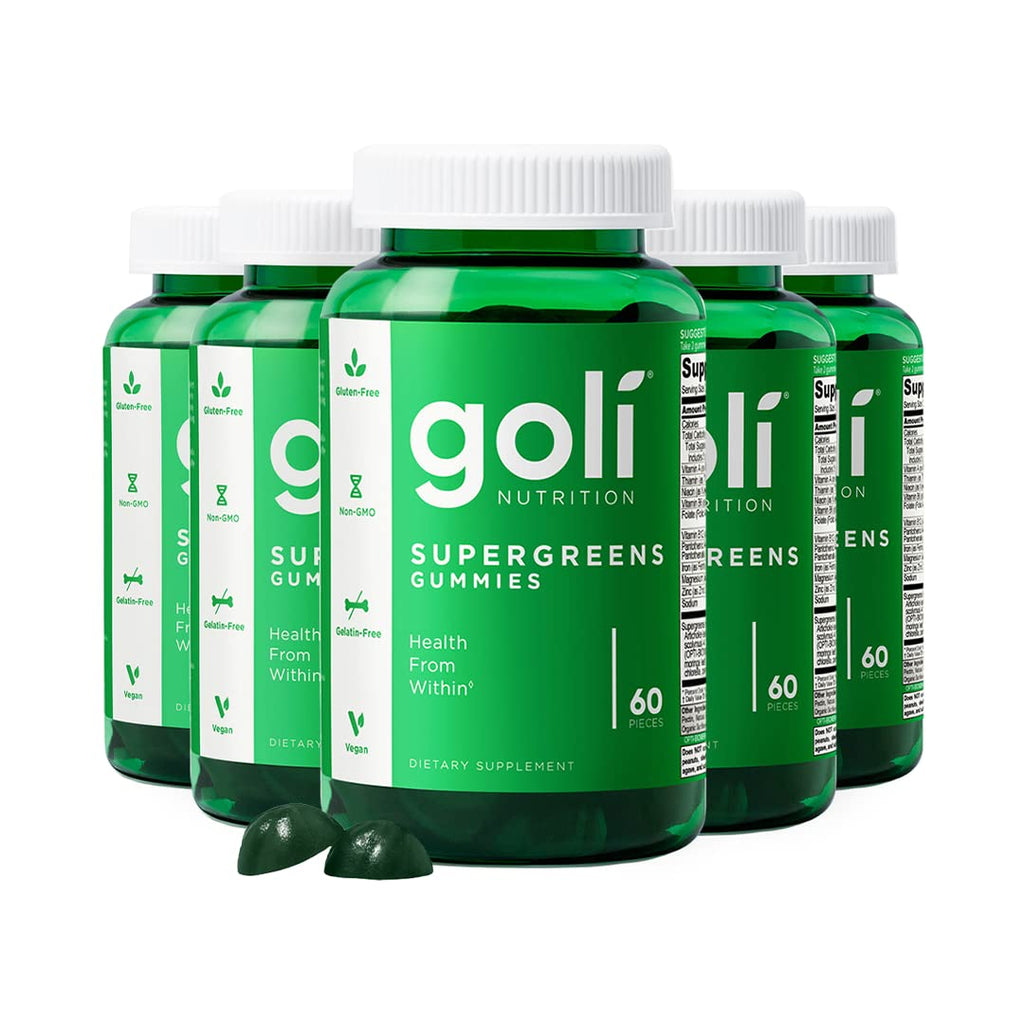 Goli SuperGreen multivitamins for energy