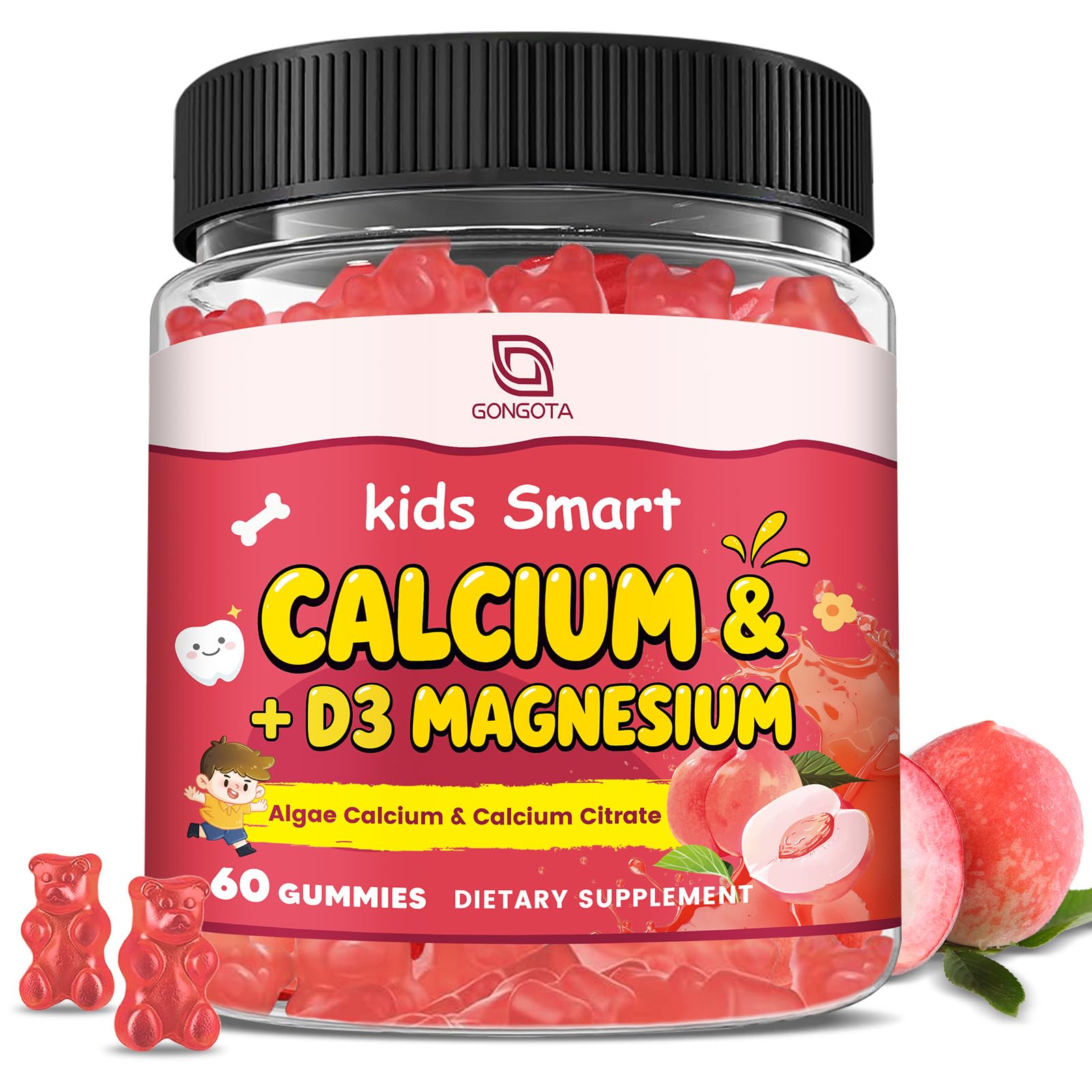 GONGOTA calcium citrate gummies for bone health