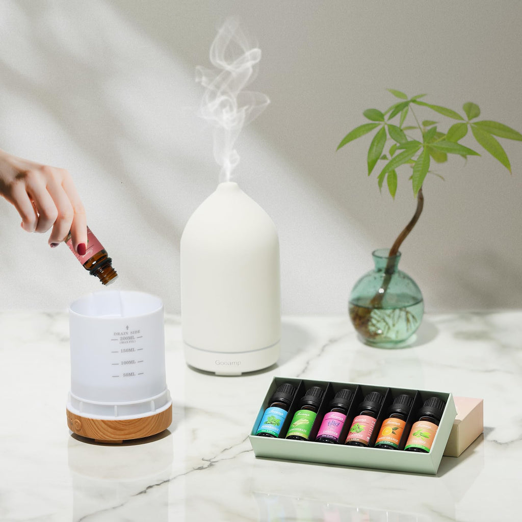 Gooamp diffuser blends for aromatherapy