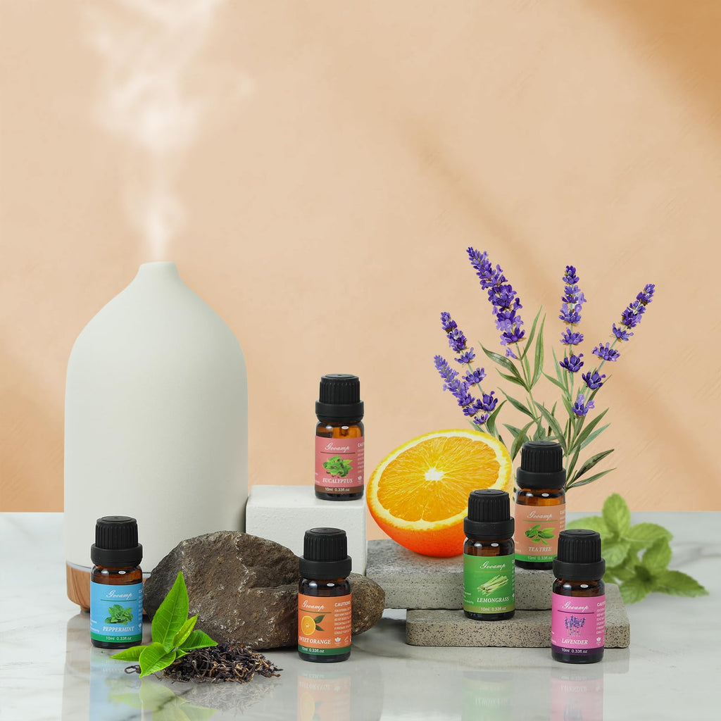 Gooamp essential oils for mood enhancement