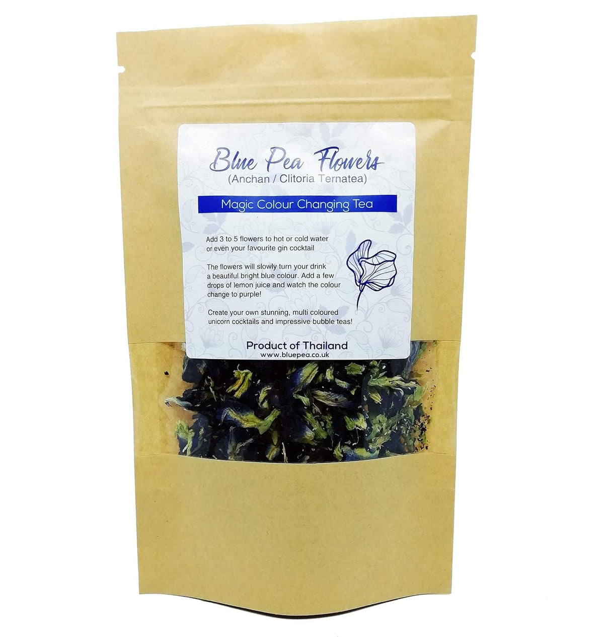 GOOD ACTIVE dried blue butterfly pea flower for herbal tea
