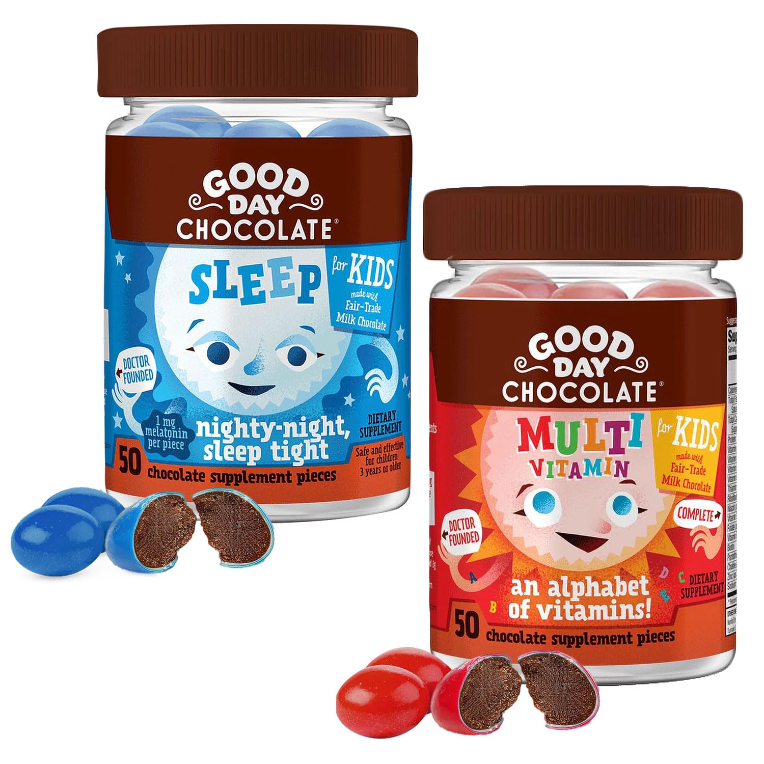Good Day Chocolate multivitamin gummies for adults