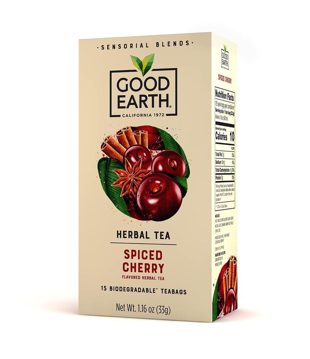 Good Earth spiced cherry herbal tea bags