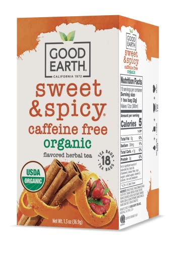 Good Earth Sweet & Spicy herbal tea