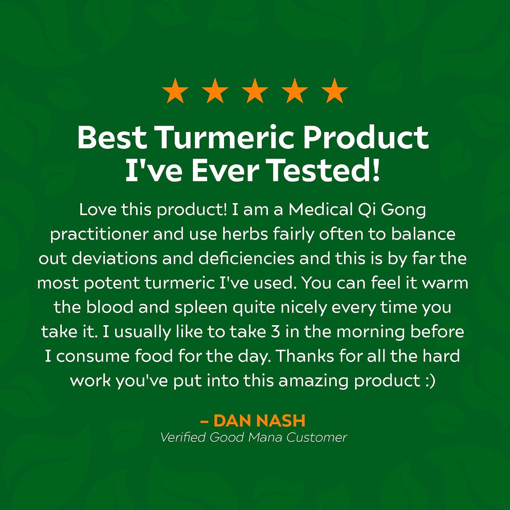 Good Mana organic turmeric for digestion