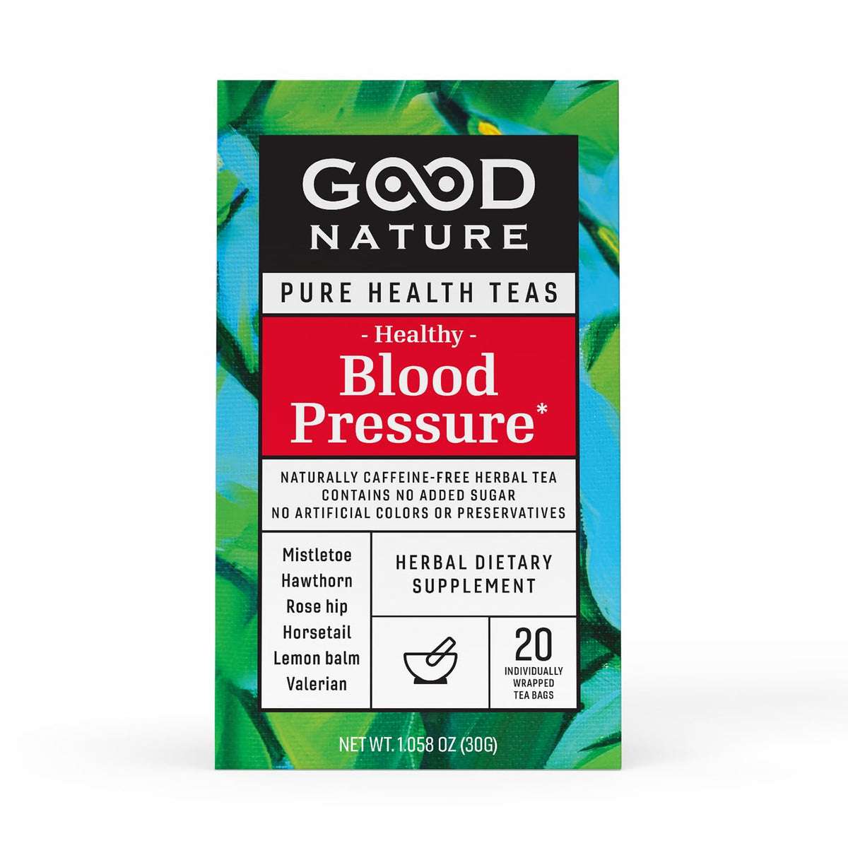 Good Nature herbal tea for blood pressure