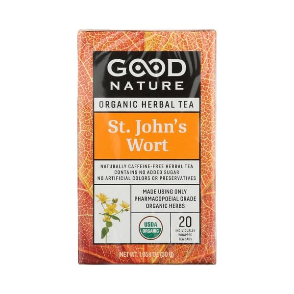 Good Nature organic herbal tea with turmeric