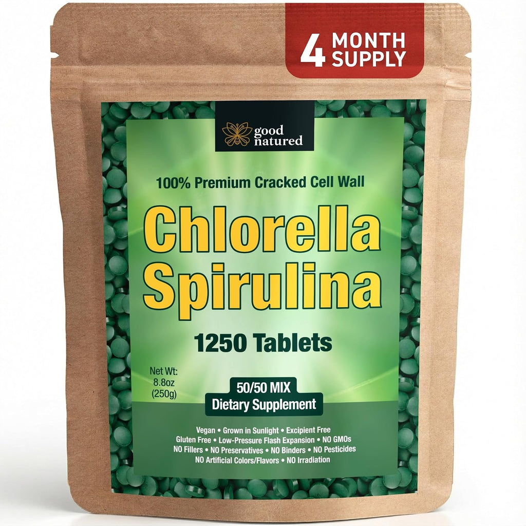 Good Natured spirulina chlorella tablets