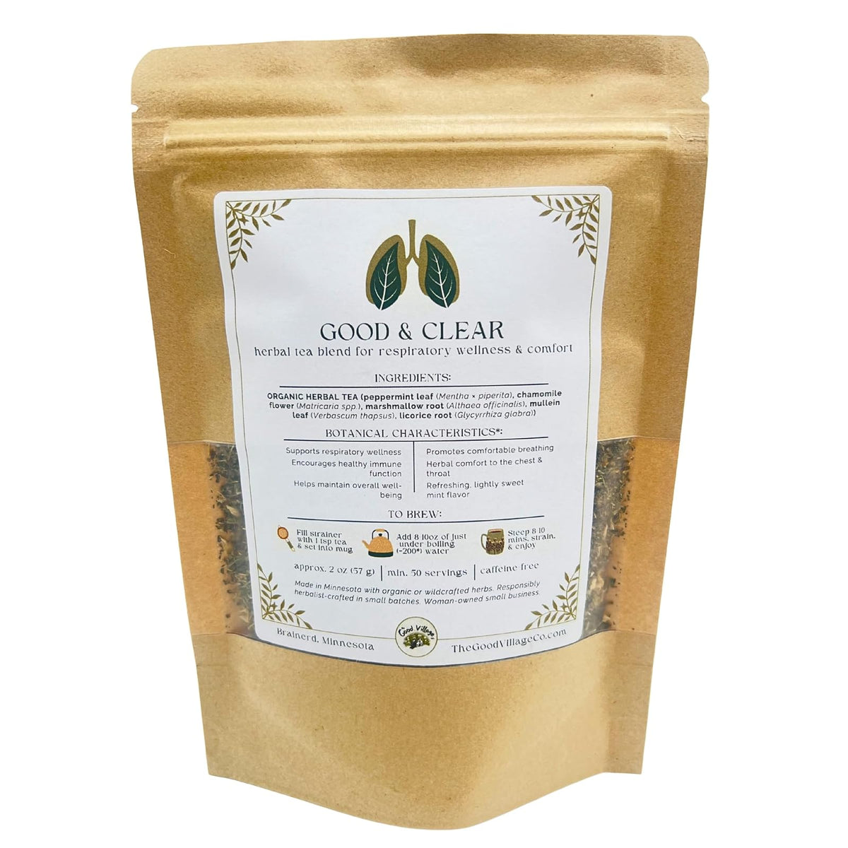 Good Village Co herbal tea blend