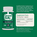 GoodBelly probiotic capsules for overall wellness