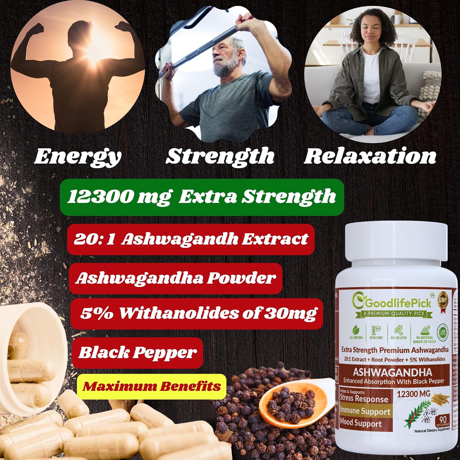 GoodlifePick ashwagandha for better sleep