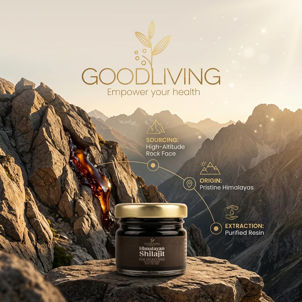 GoodLiving herbal shilajit resin