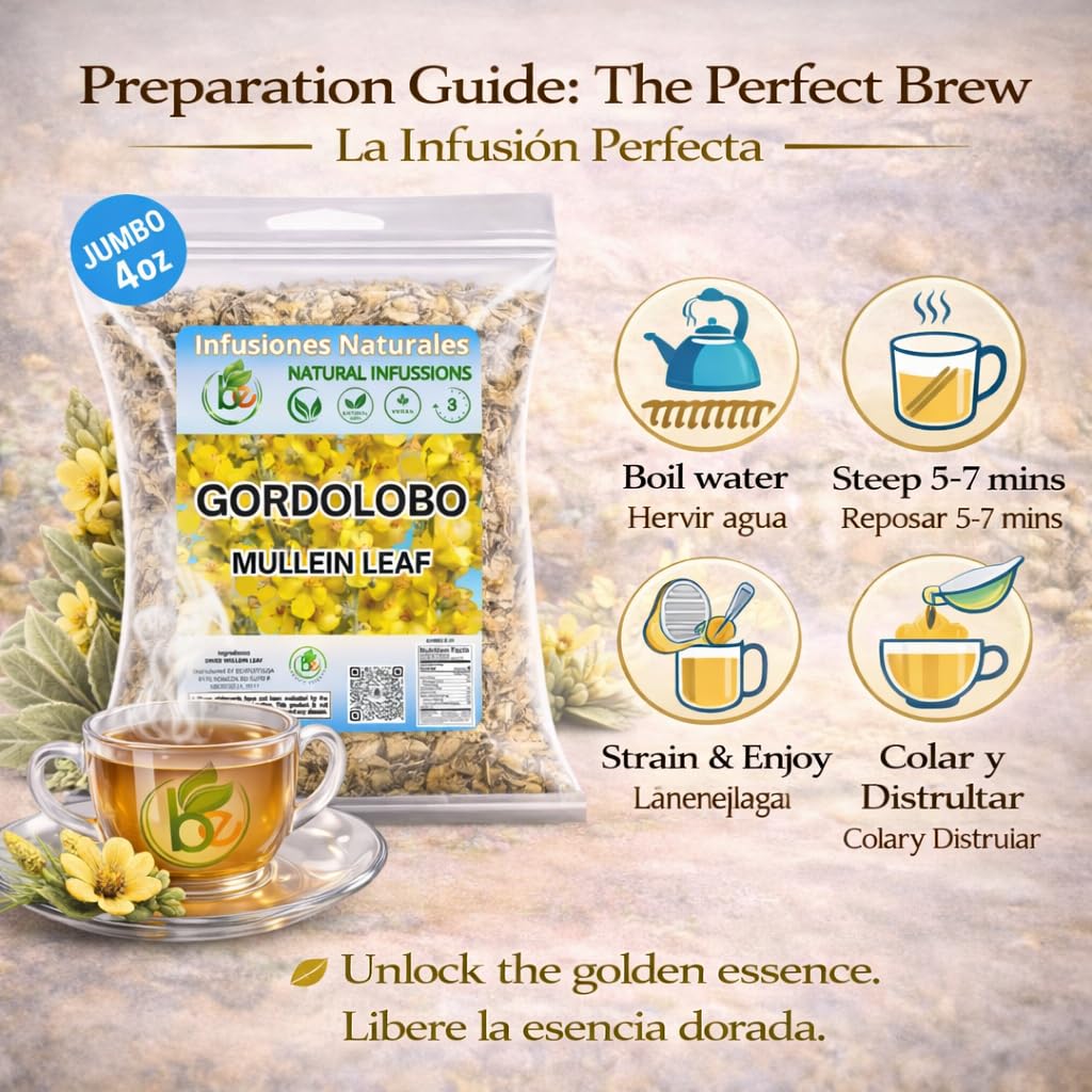 Gordolobo tea for herbal infusion