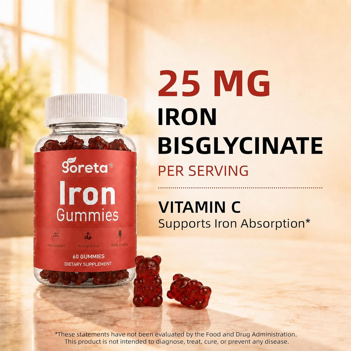 Goreta iron supplement for better absorption