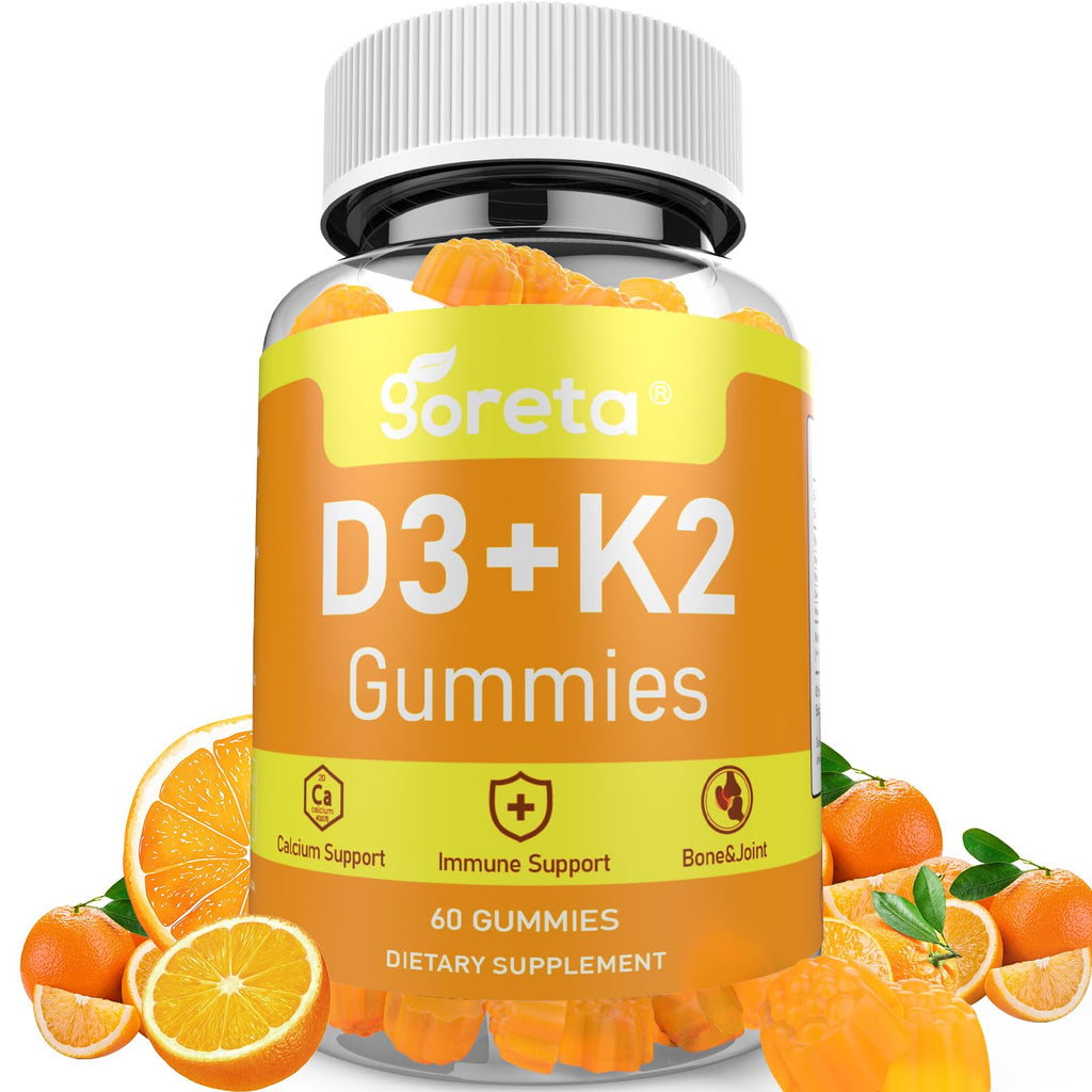 Goreta Vitamin D3 K2 gummies benefits