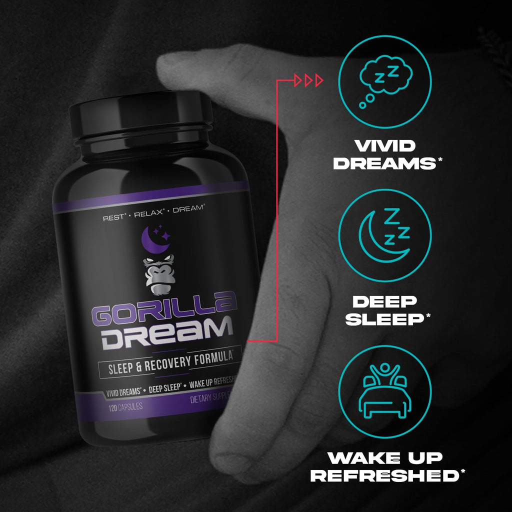 Gorilla Mind Dream capsules for relaxation