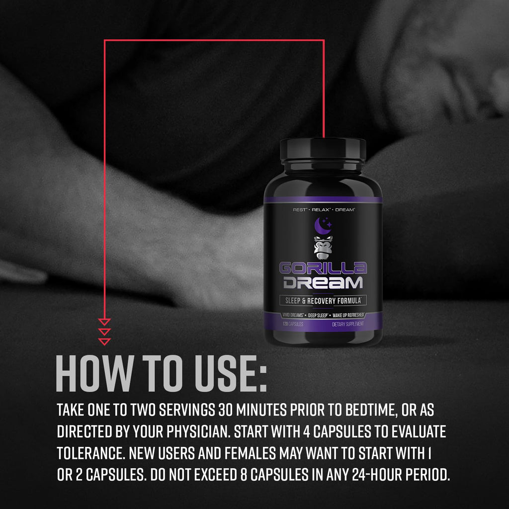 Gorilla Mind Dream supplement for deep sleep