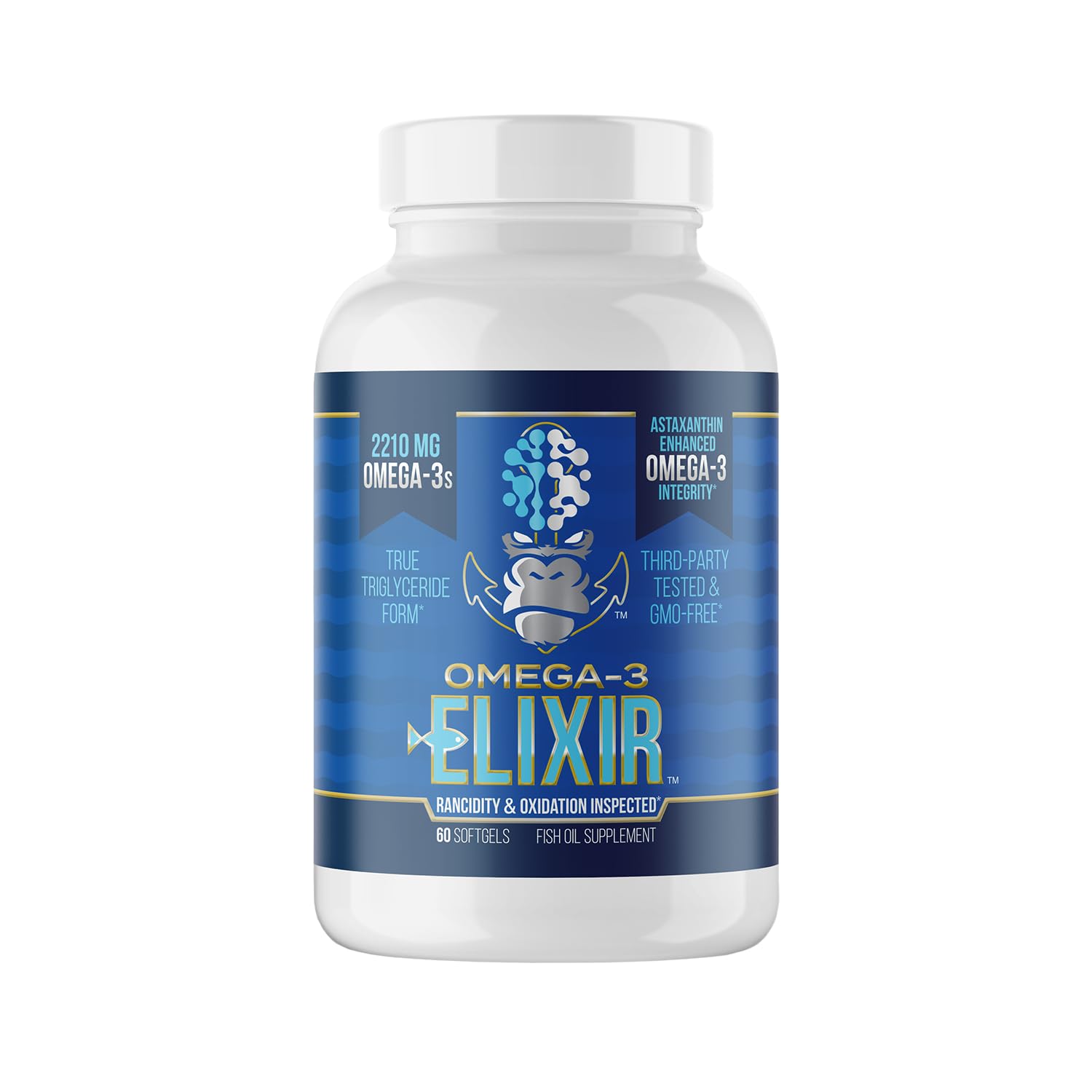 Gorilla Mind fish oil softgels