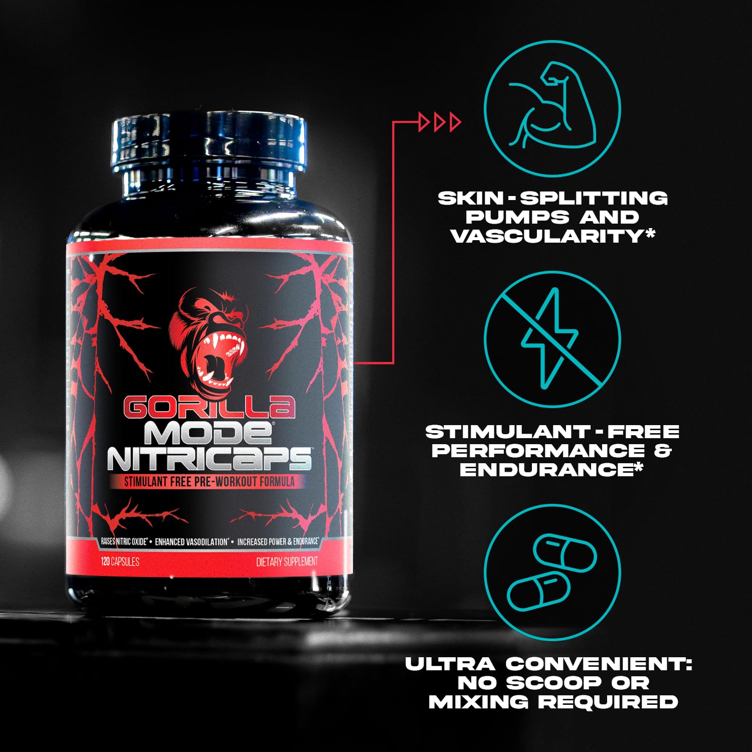 Gorilla Mode capsules for improved endurance