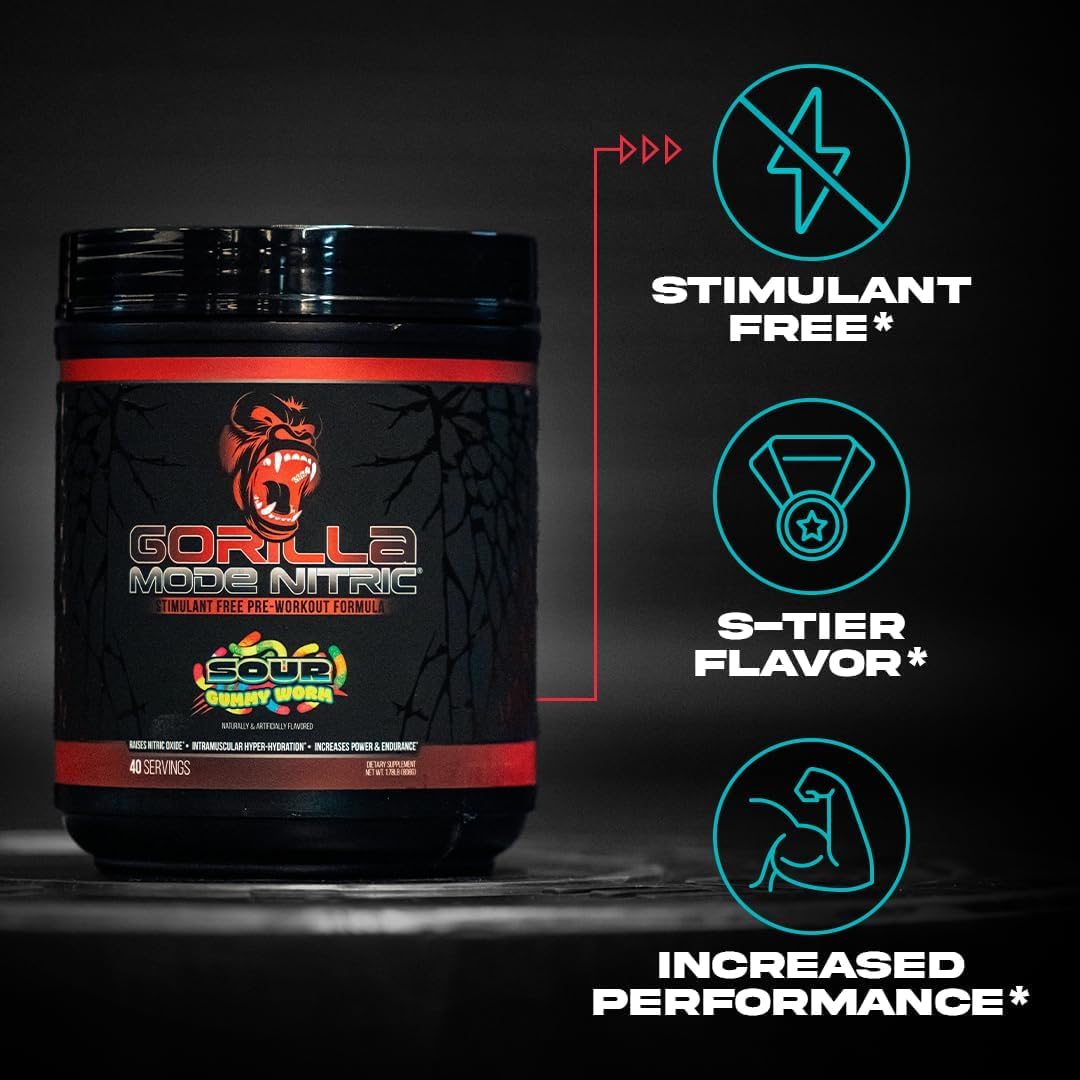Gorilla Mode pre-workout for endurance