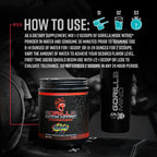 Gorilla Mode pre-workout for improved focus