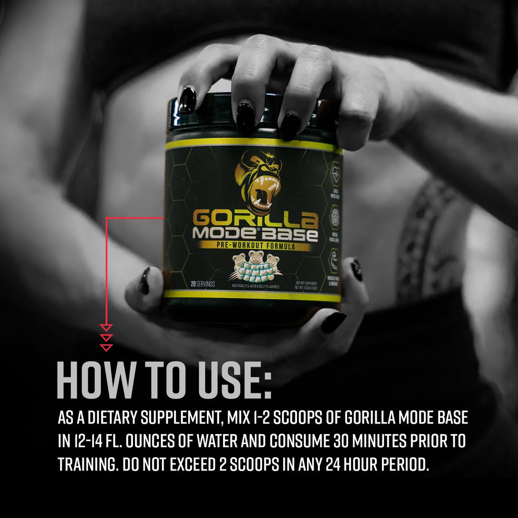 Gorilla Mode pre-workout for intense workouts