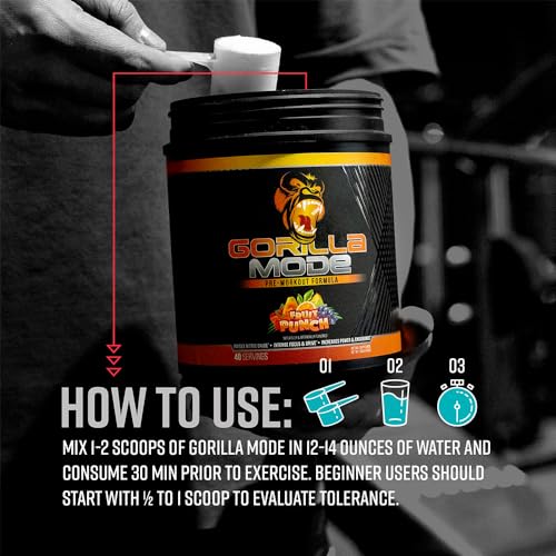 Gorilla Mode pre-workout for intense workouts