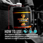 Gorilla Mode pre-workout for intense workouts