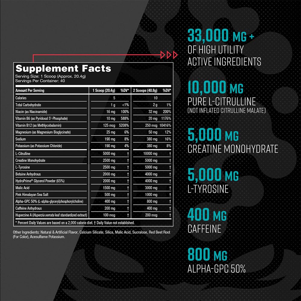 Gorilla Mode pre-workout for muscle pump
