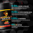 Gorilla Mode pre-workout with powerful ingredients