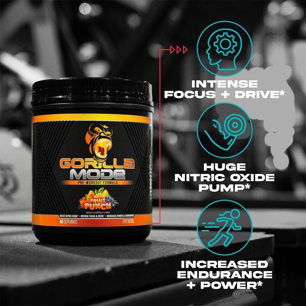 Gorilla pre-workout for intense workouts