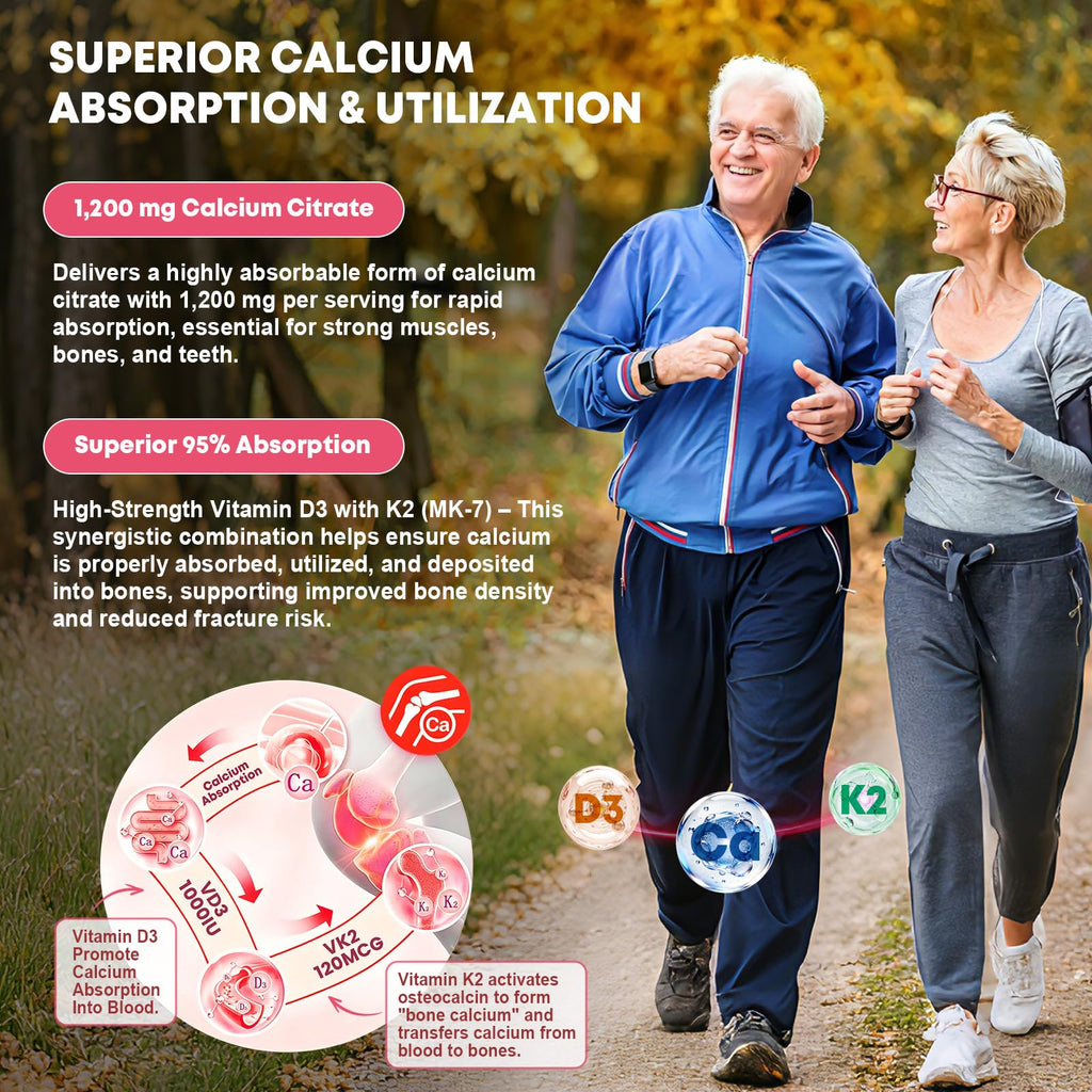 GORNVB calcium gummies for daily health