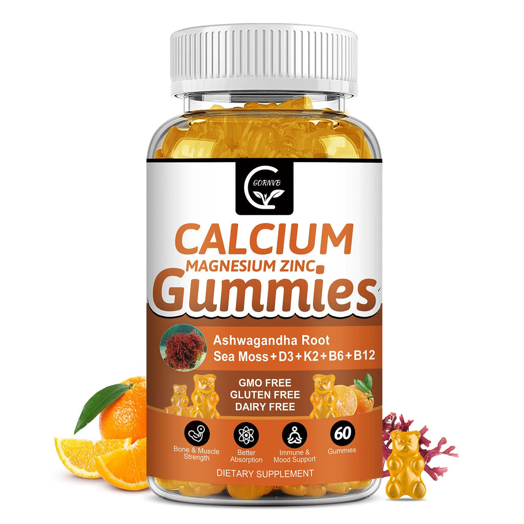 GORNVB calcium gummies for strong bones