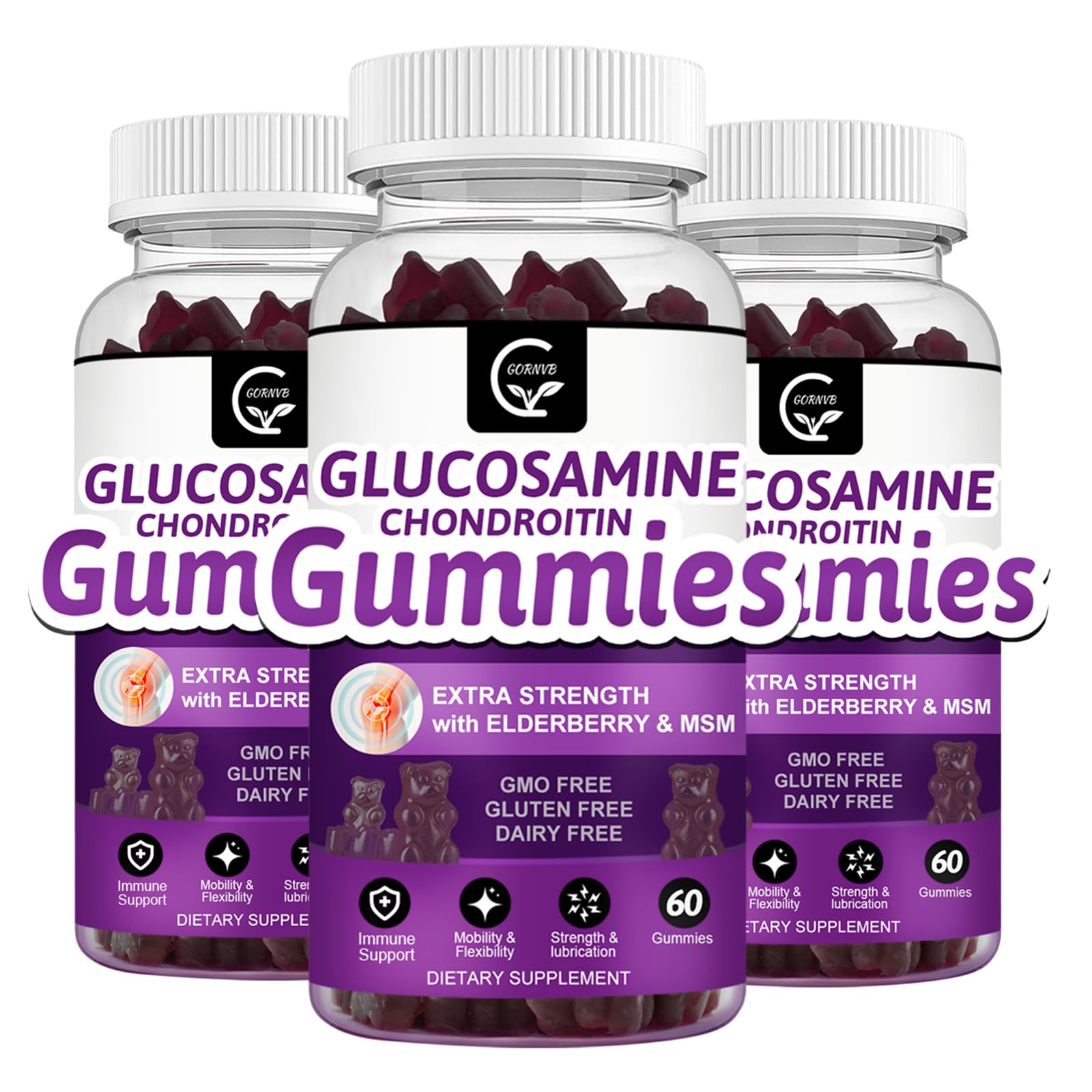 GORNVB glucosamine chondroitin gummies benefits