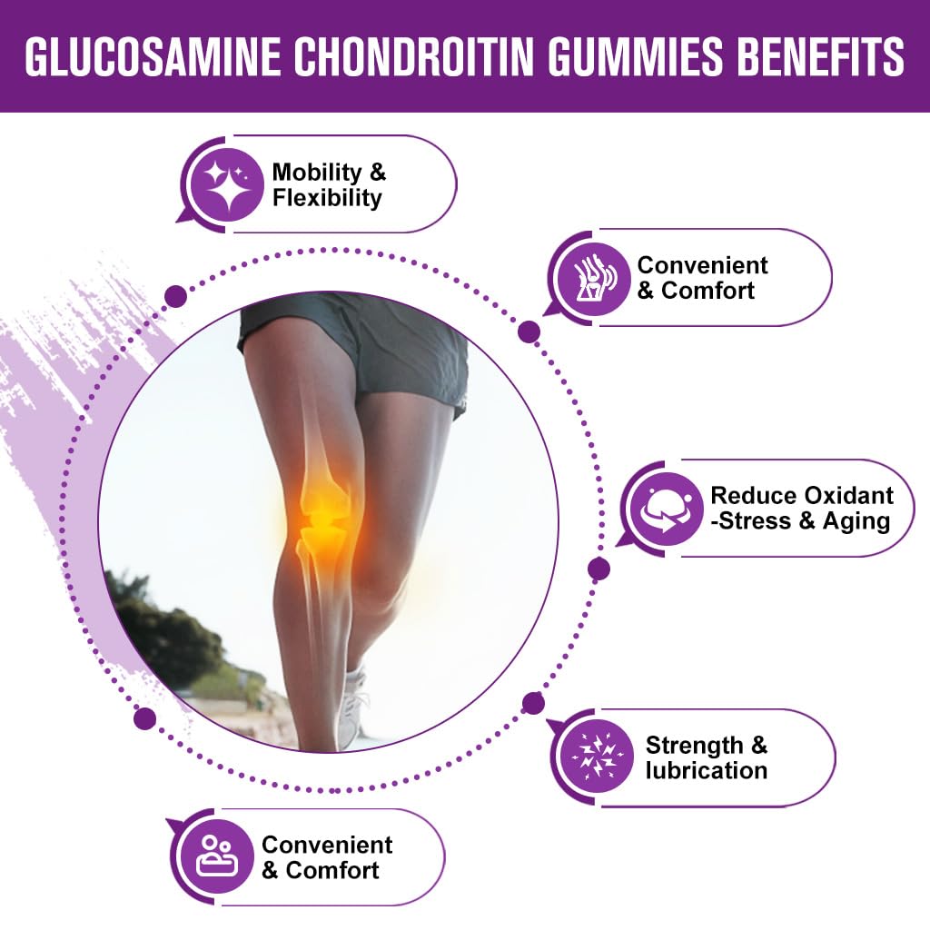GORNVB glucosamine gummies for active lifestyle
