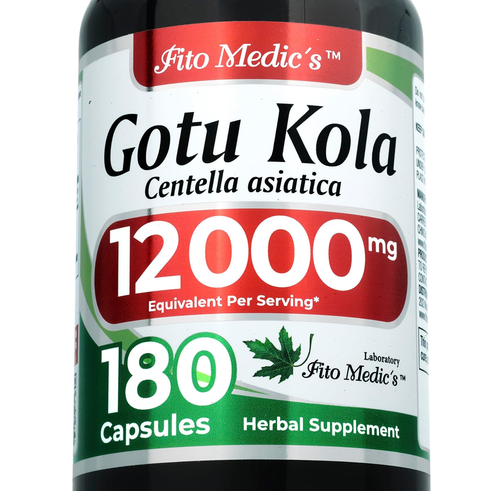 Gotu Kola capsules for mental clarity