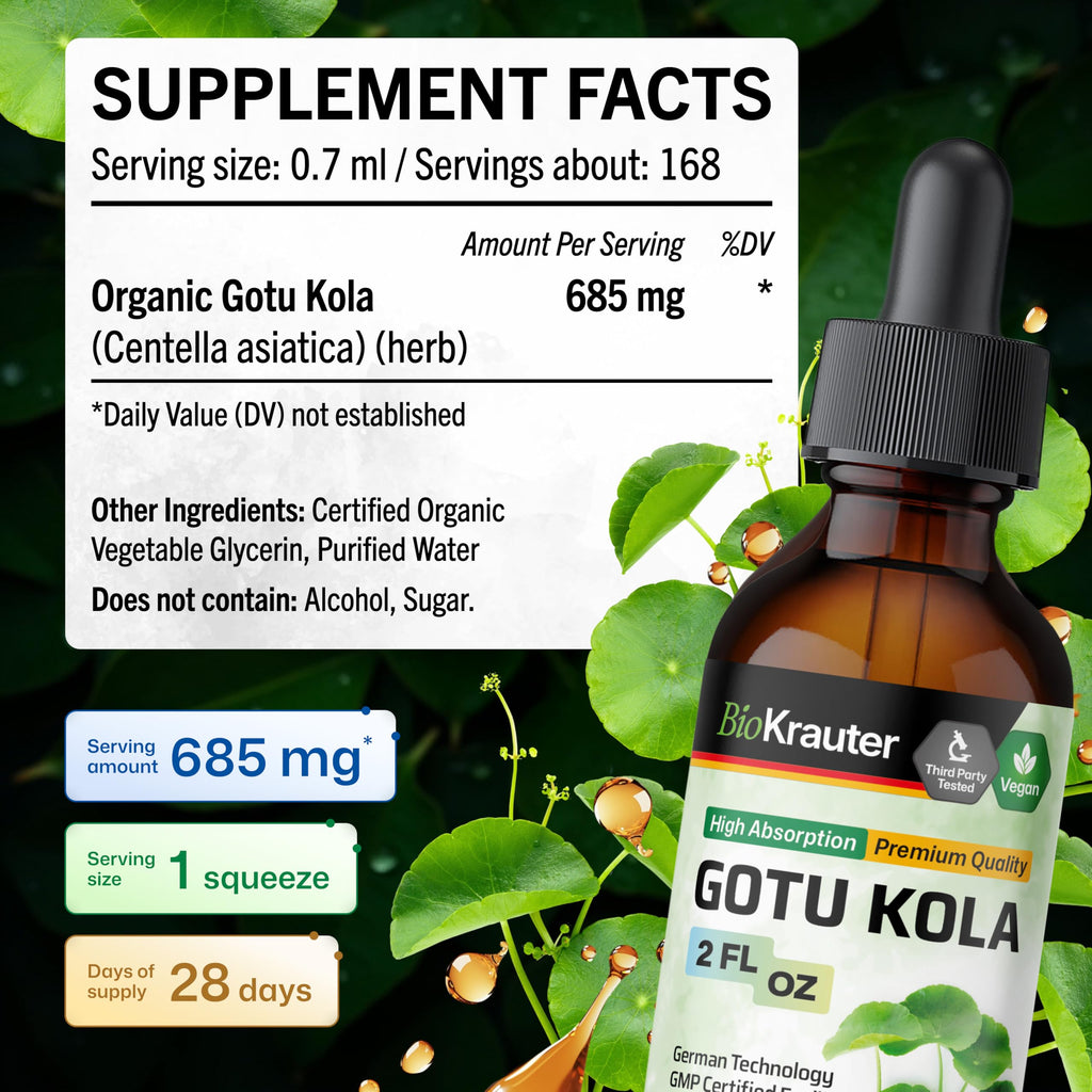 gotu kola extract for enhanced focus