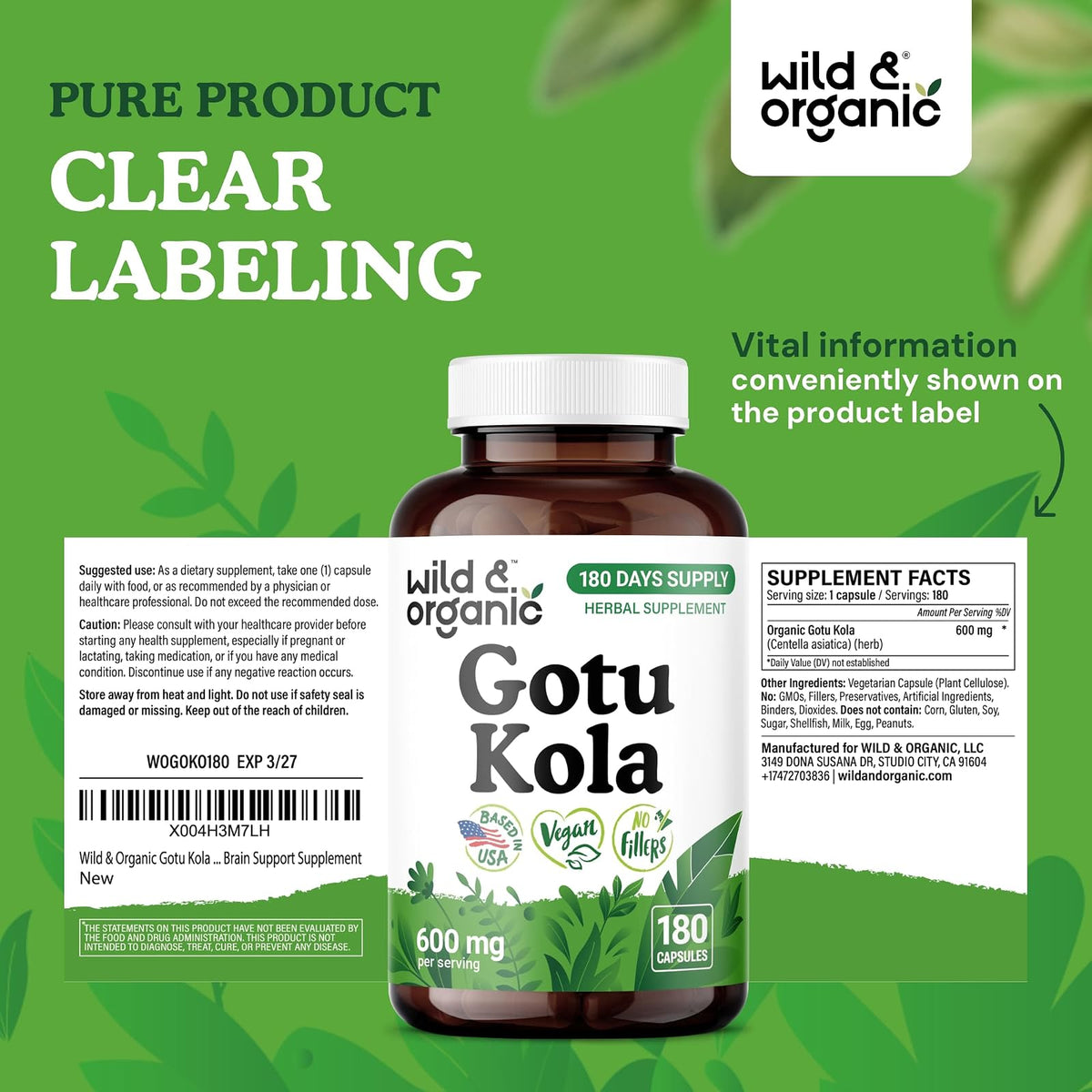 Gotu Kola for stress relief and focus