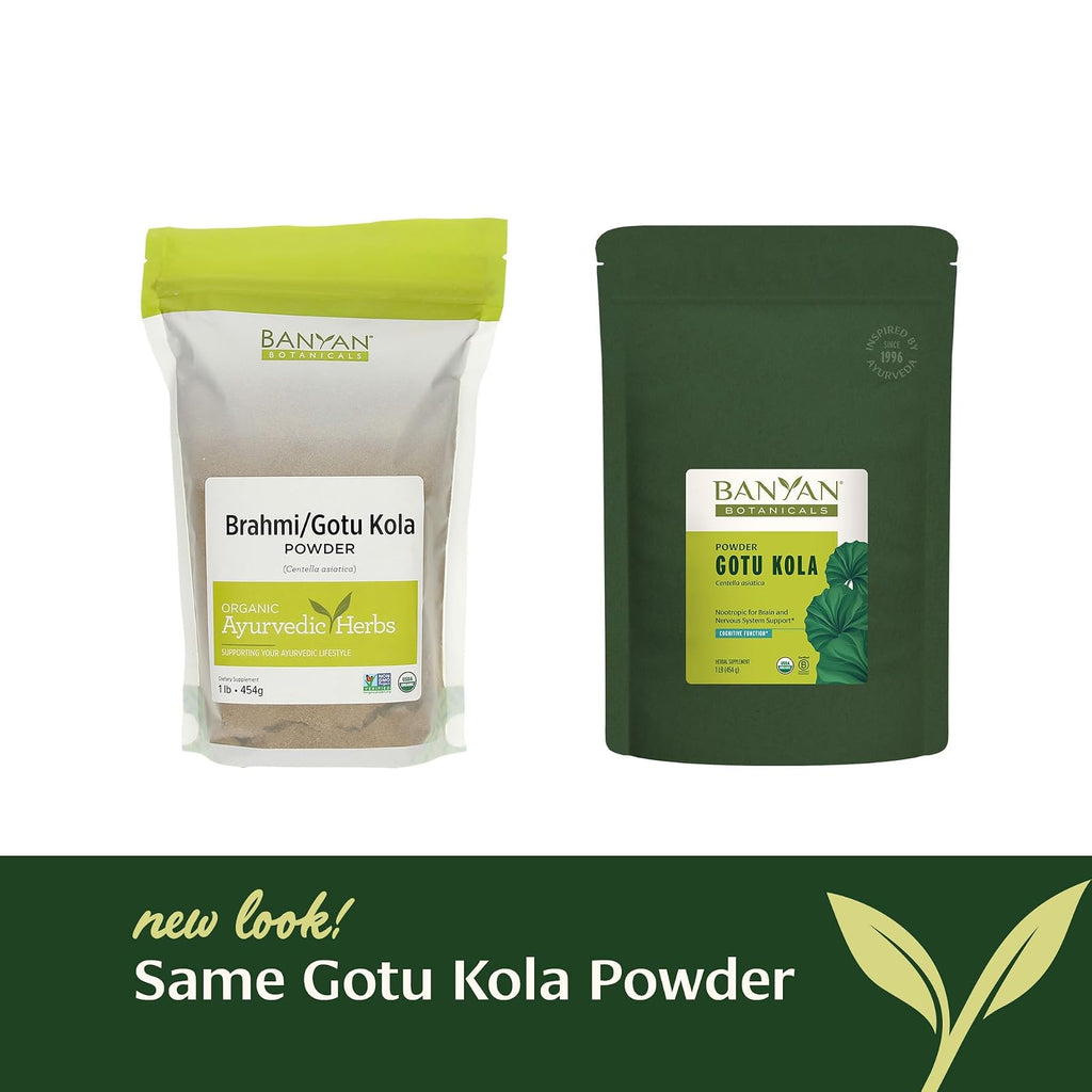 Gotu Kola powder for cognitive support