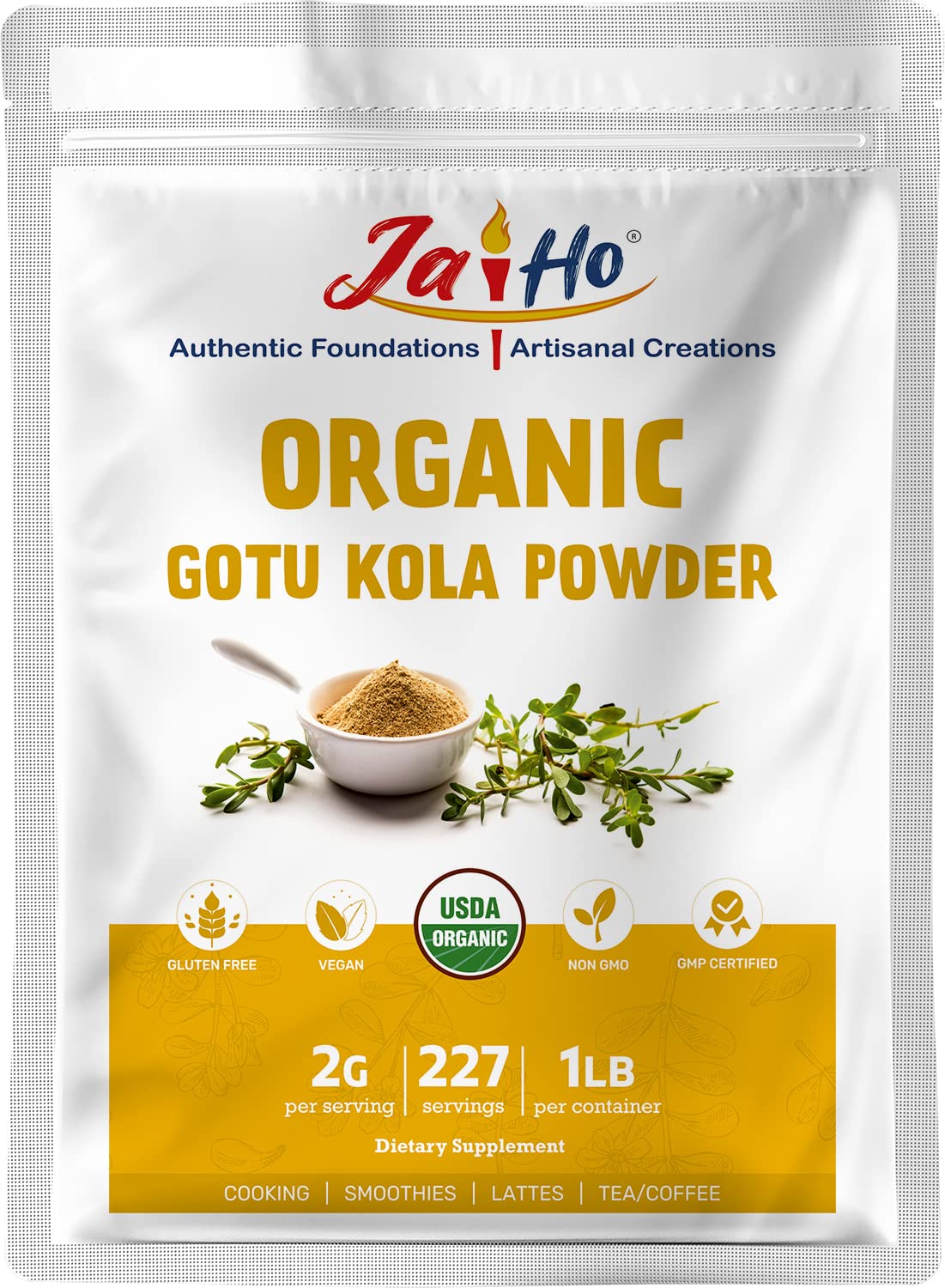 Gotu Kola powder for herbal remedies