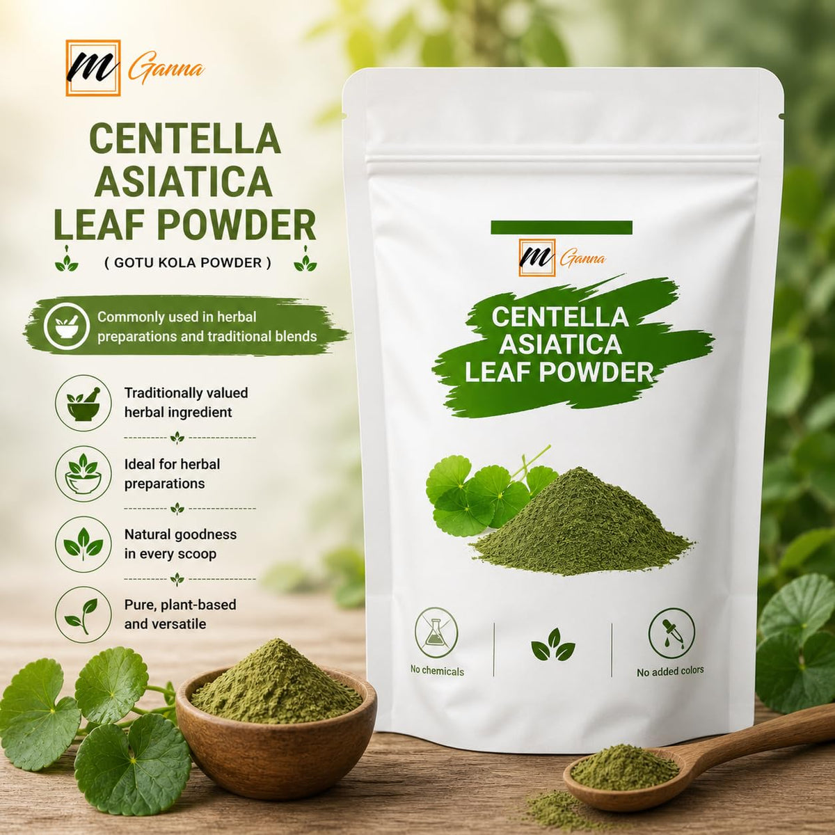 Gotu Kola powder for skin health